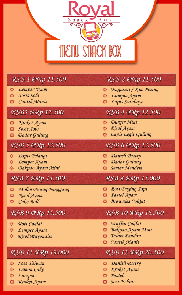 Pesan Snack Box Untuk Acara di Jakarta - Riswan Net
